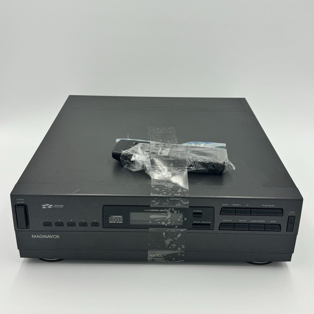 Vintage Magnavox Multi Disc Cd Player AK701C/BK01 Digital Cd Compact ...