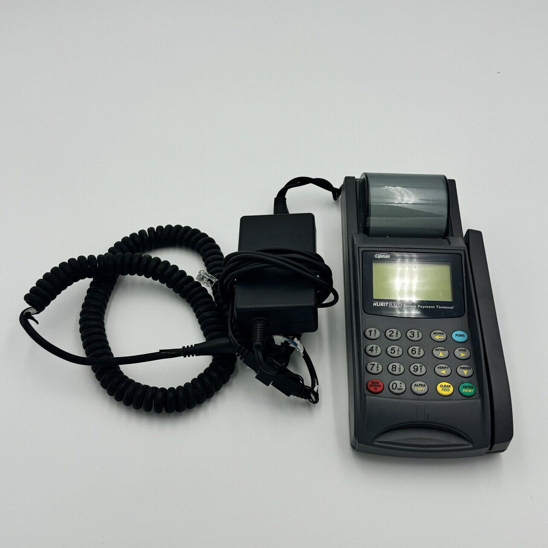 Secure Card Payment Terminal Lipman Nurit 8320 Secure Payment Terminal ...