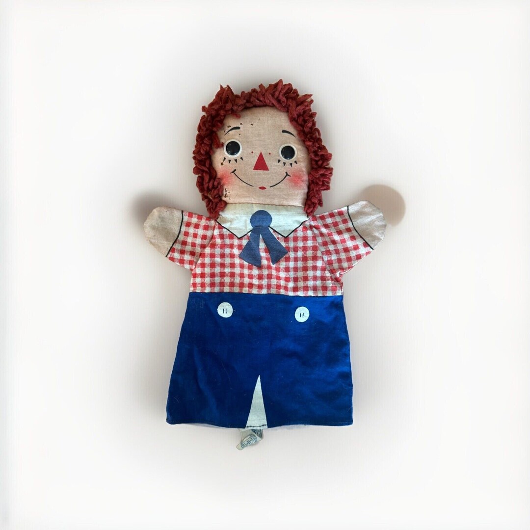 Knickerbocker Raggedy Andy Hand Puppets 10 - Etsy