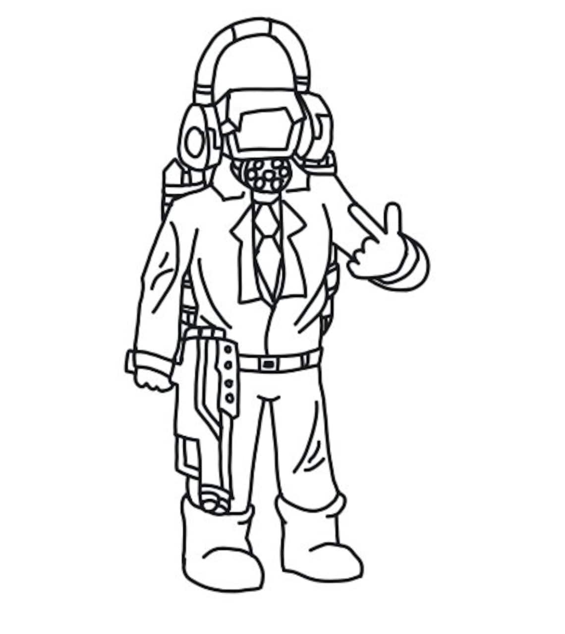 6+ Coloring Page Skibbity Toilet New Series 2 Marker Pencil Coloring ...