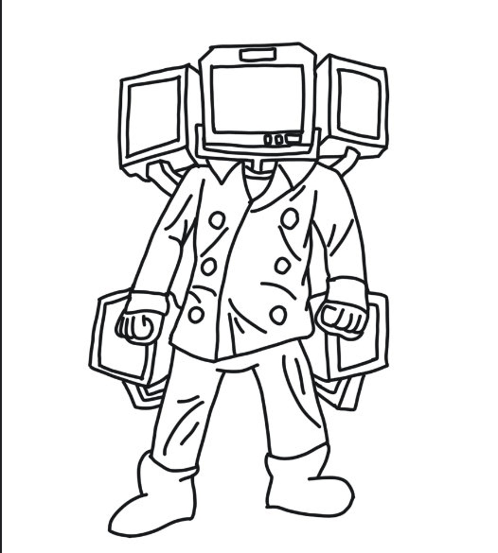 6+ Coloring Page Skibbity Toilet New Series 2 Marker Pencil Coloring ...