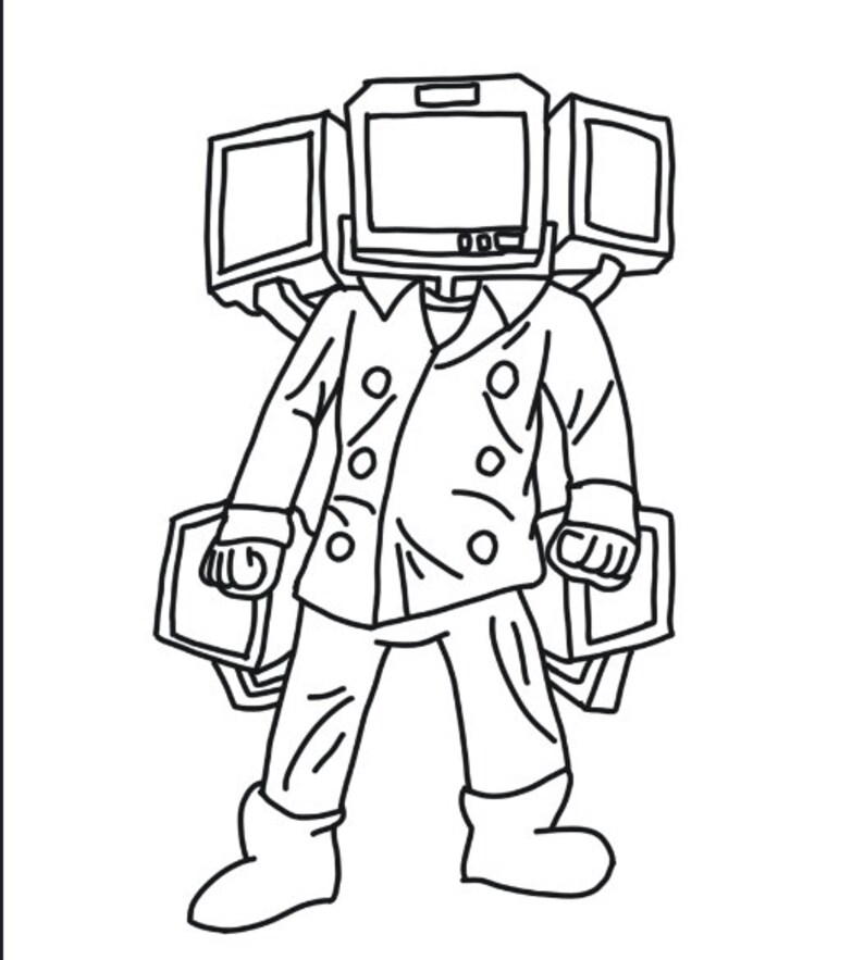 6+ Coloring Page Skibbity Toilet New Series 2 Marker Pencil Coloring ...