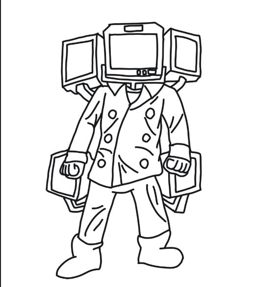 6+ Coloring Page Skibbity Toilet New Series 2 Marker Pencil Coloring ...