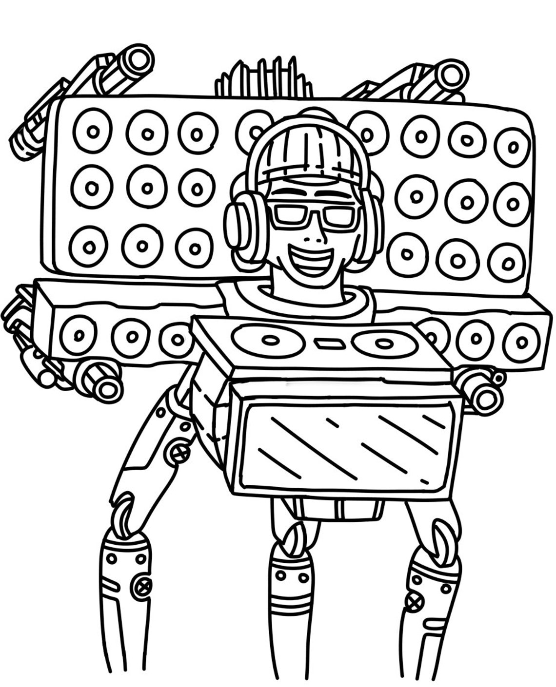 Skibbity Toilet but Only Toilets Series 2 REMAKED Coloring Pages up to ...