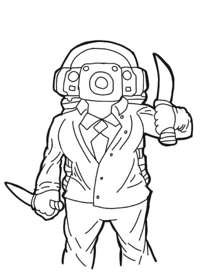 Skibbity Toilet Series 3 Coloring Pages up to 6 Pages - Etsy