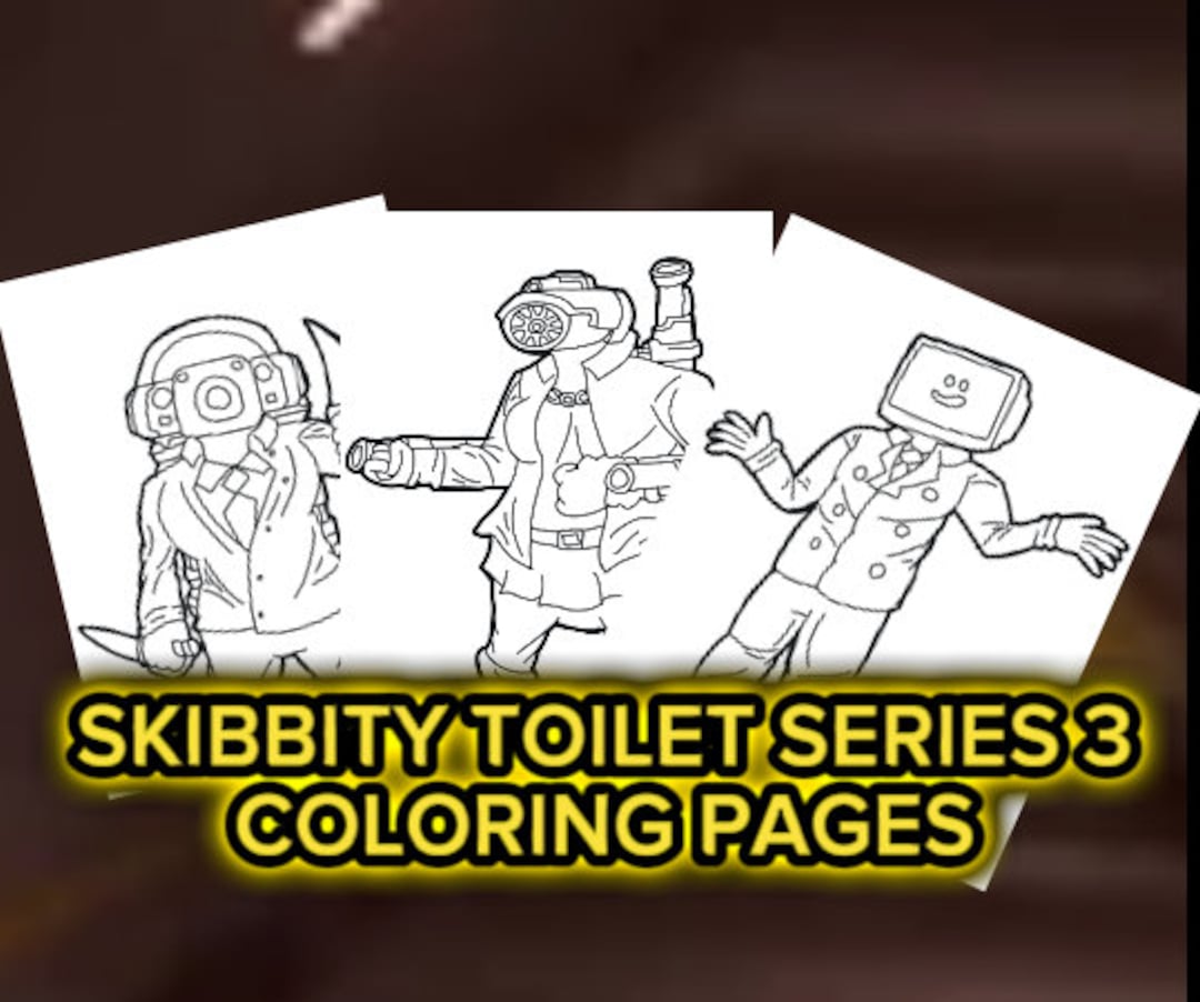 Skibbity Toilet Series 3 Coloring Pages up to 6 Pages - Etsy UK