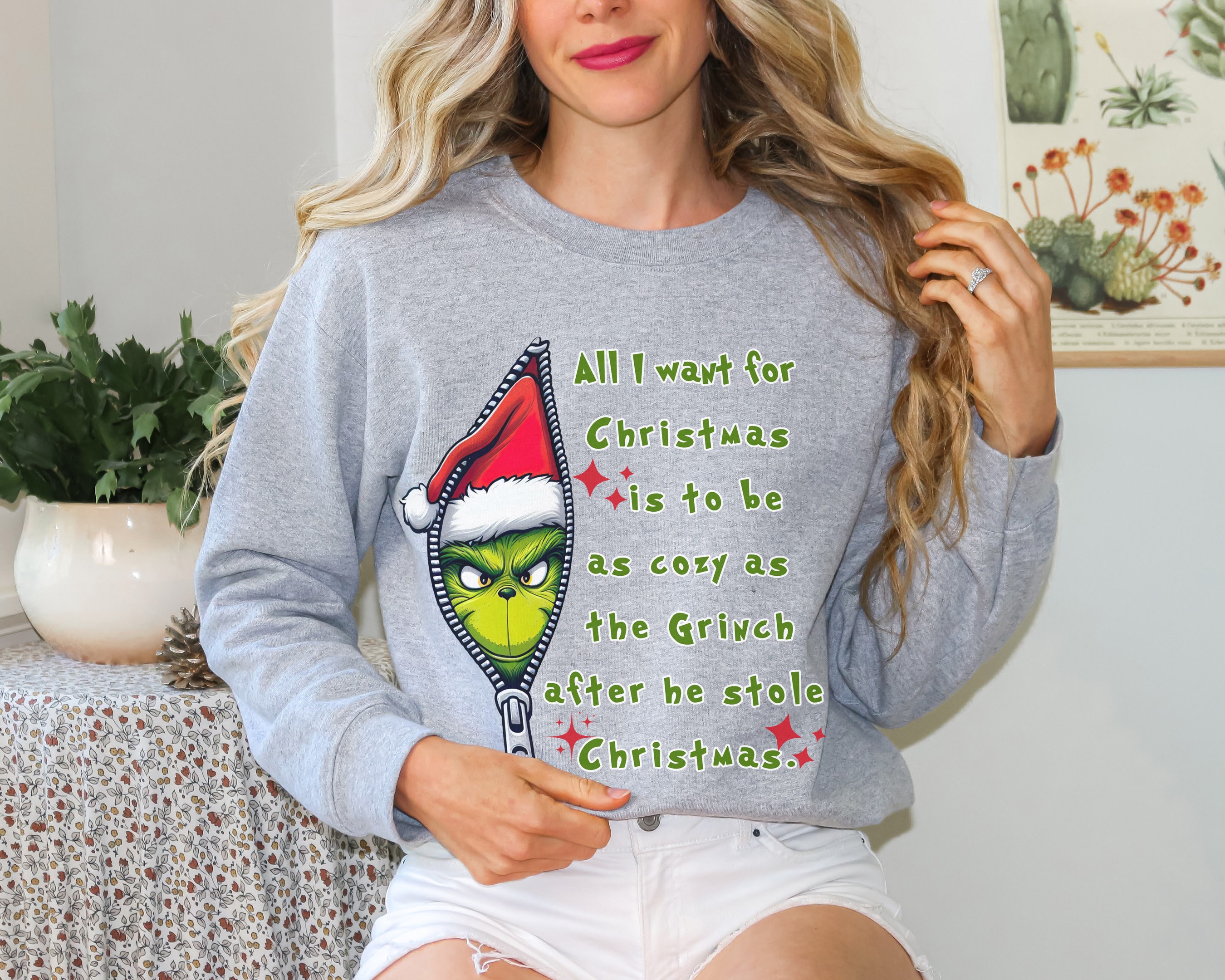 Christmas Grinch Funny New Year Jumper Gift Christmas Movie - Etsy UK