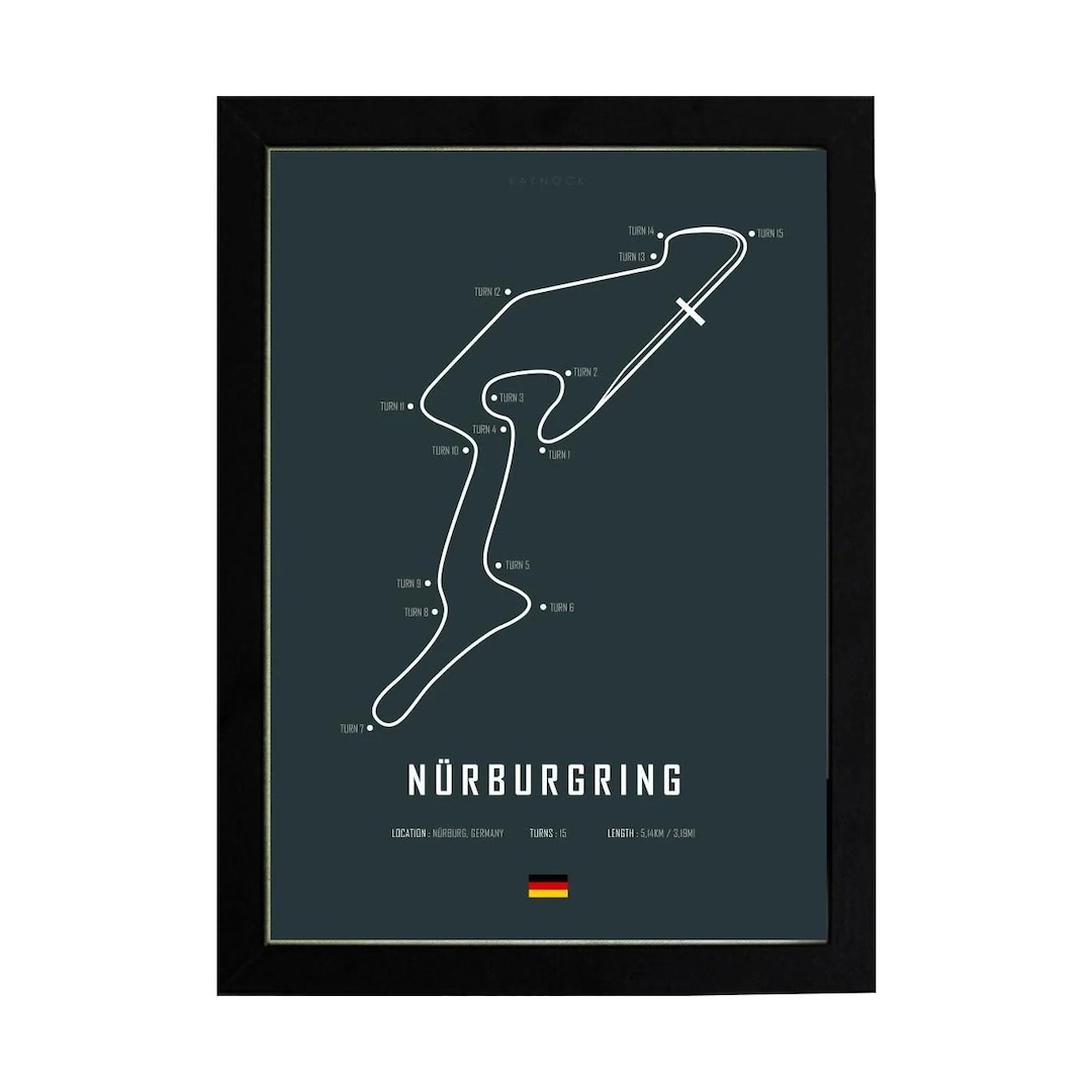 Nürburgring Grand Prix Formula 1 Poster Painting - Etsy