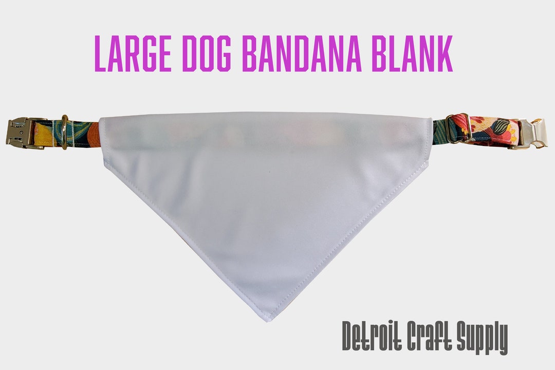 Large Sublimation Dog Bandana Blank - Dog Scarf - Double Sided Printing ...