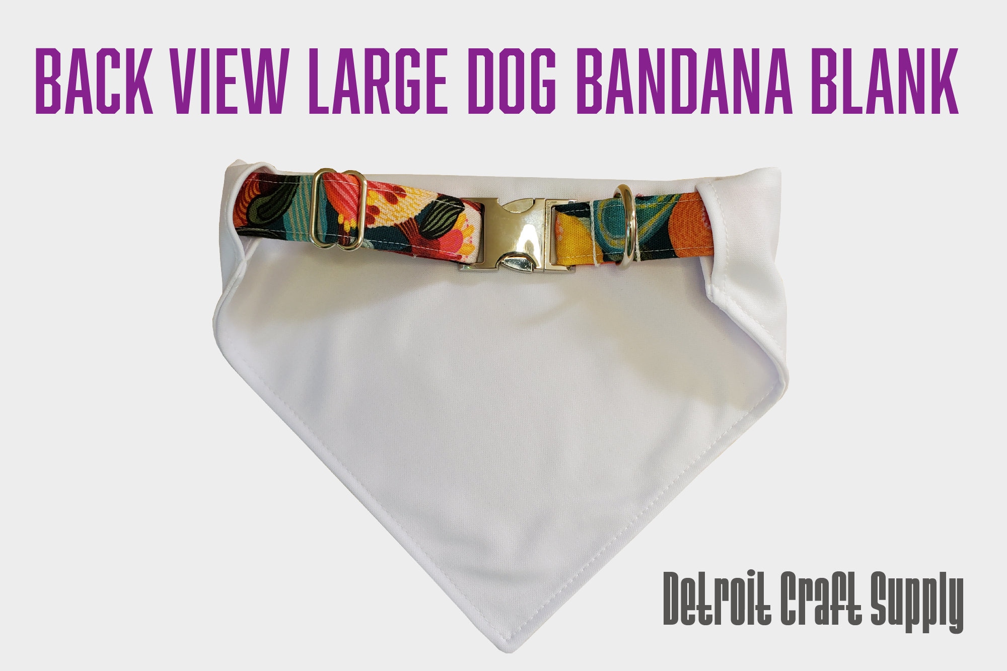 Large Sublimation Dog Bandana Blank - Dog Scarf - Double Sided Printing ...