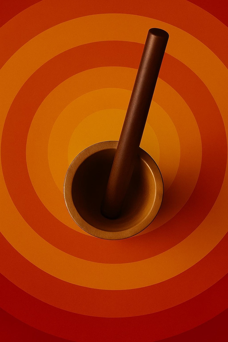 Hand-carved Wooden Mortar and Pestle | African-inspired Kitchenware and ...