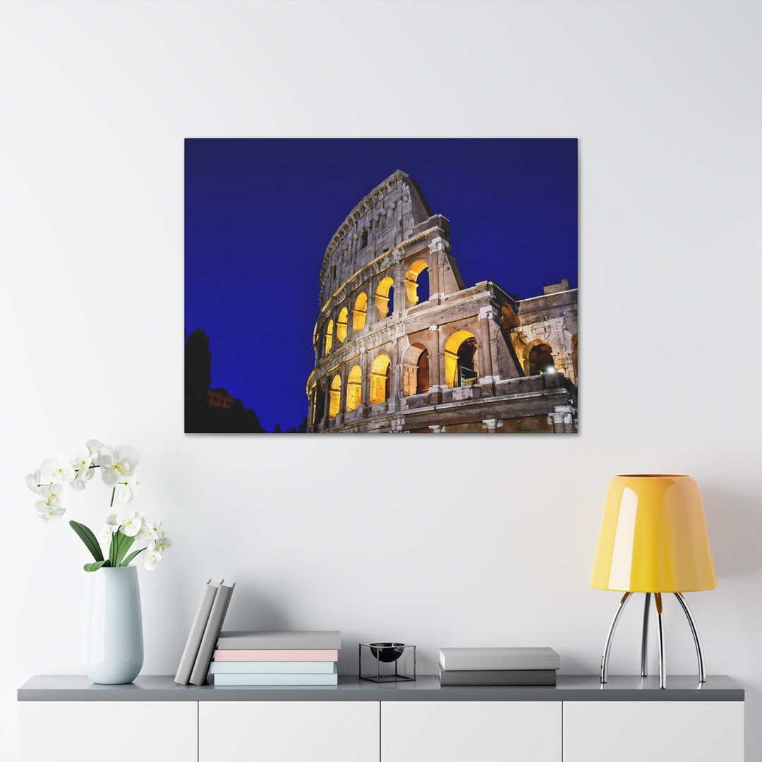 Colosseum Rome Italy Canvas Print Gallery Wraps - Etsy