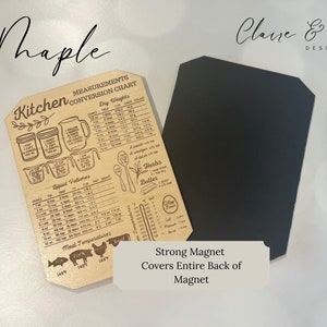 Kitchen Conversion Chart Magnet for Kitchen Conversion Magnet for Home ...