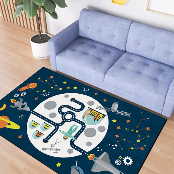 Solar System Carpet - Etsy