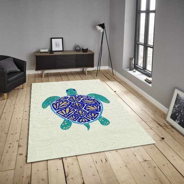Turtle Runner Rug - Etsy