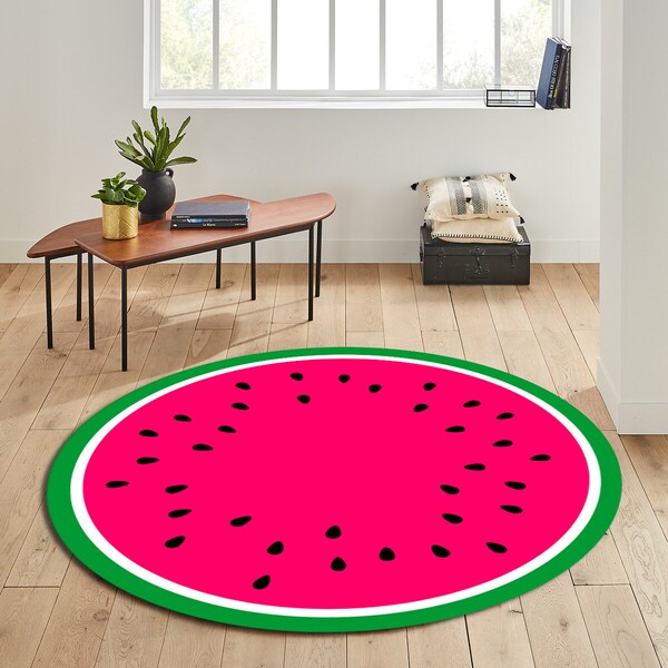 Bluey Watermelon Rug - Etsy
