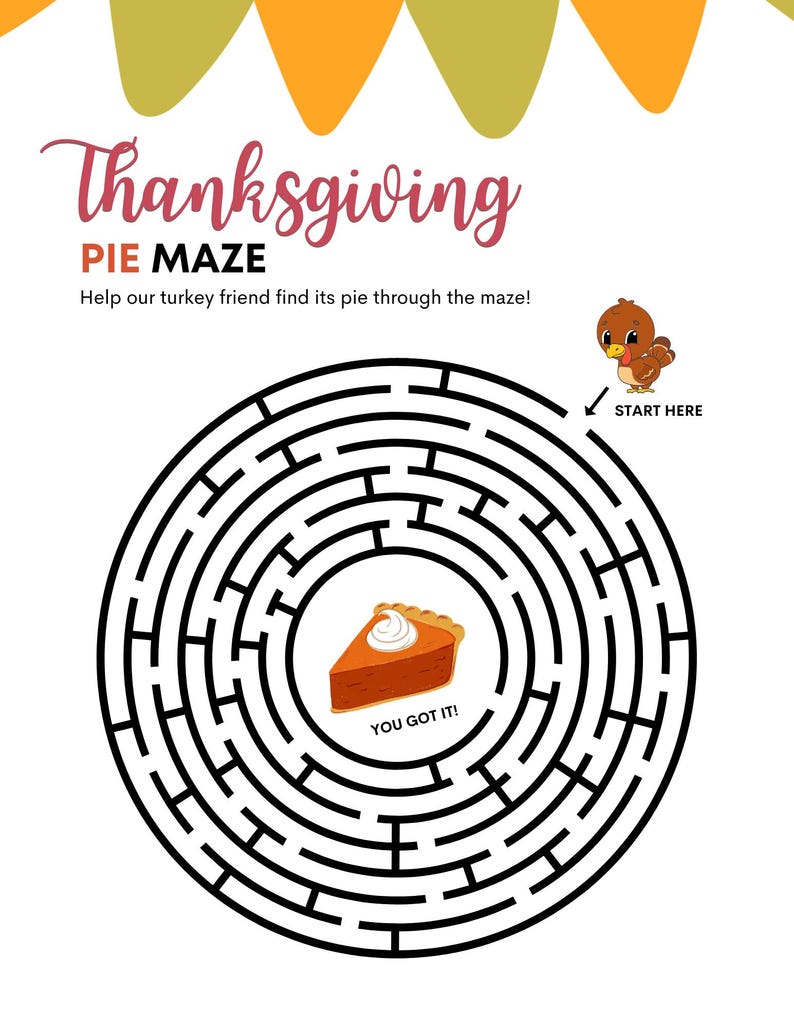 Thanksgiving Game Bundle Printable | Thanksgiving Activities for Kids ...