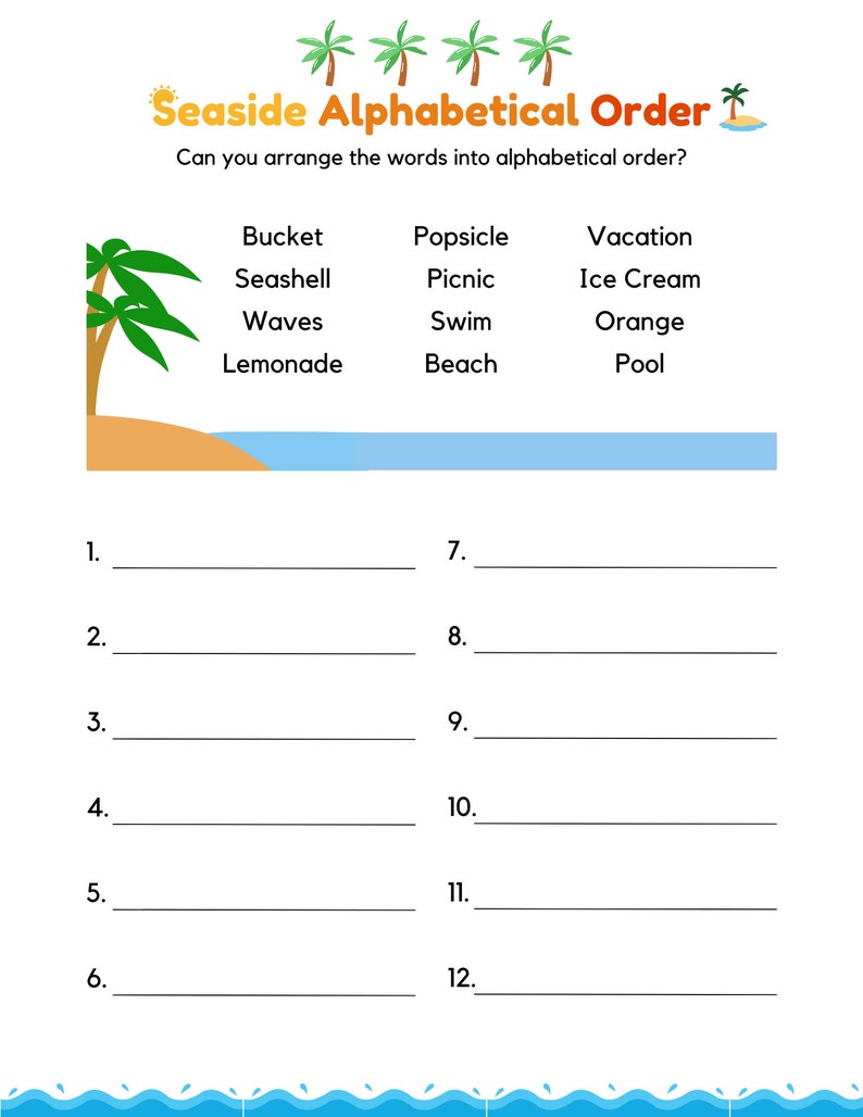 Summer Activities for Kids Bundle (55 Pages) - Etsy