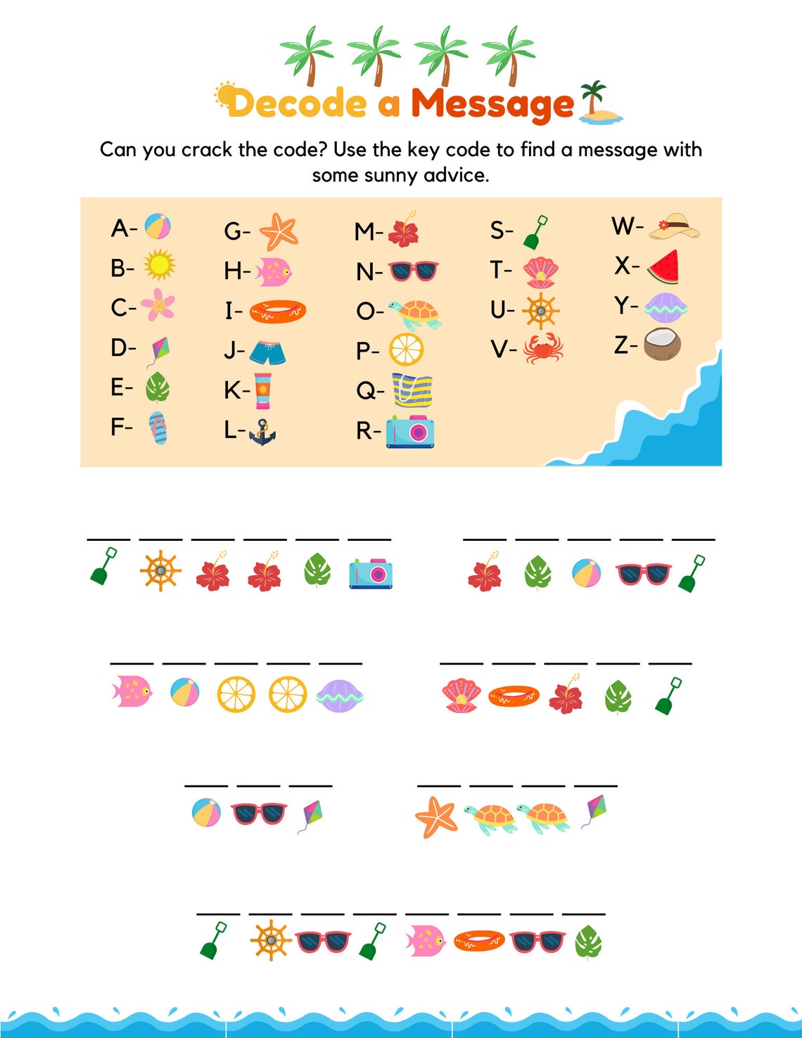 Summer Activities for Kids Bundle (55 Pages) - Etsy