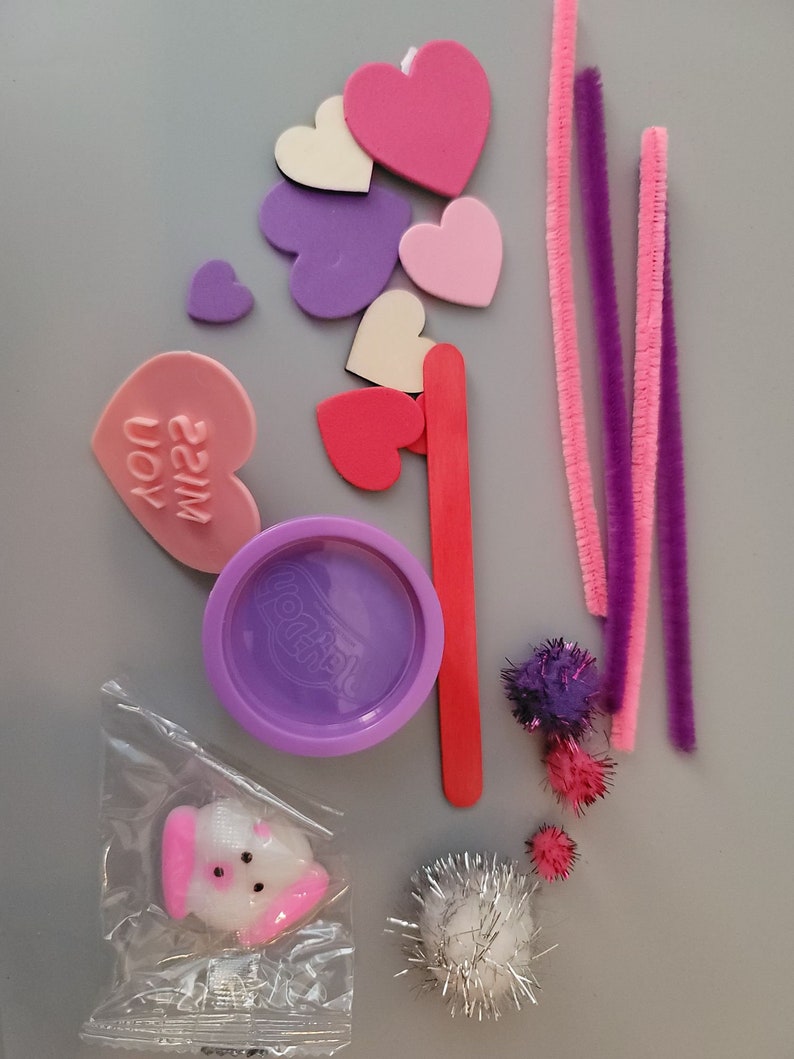 Create Your Own Playdough Valentine's Kits - Etsy