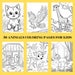 50 Animals Coloring Pages for Kids. PDF Format. Instant Download. - Etsy