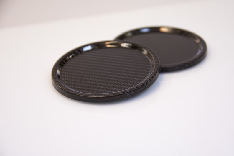 Premium 3K Carbon Fiber Coaster Set - Etsy