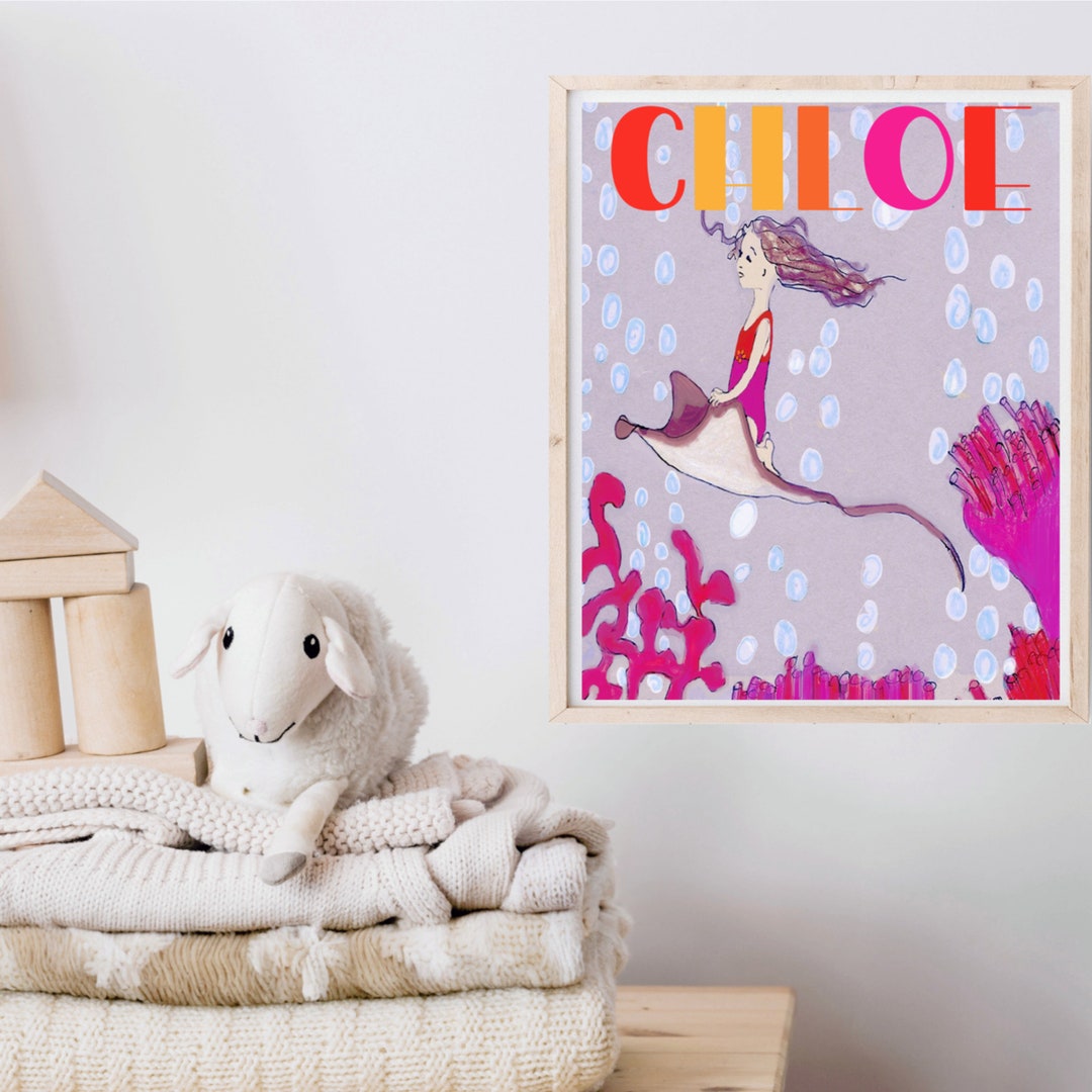 Custom Name Print for Digital Download, Children's Decor, Nursery ...