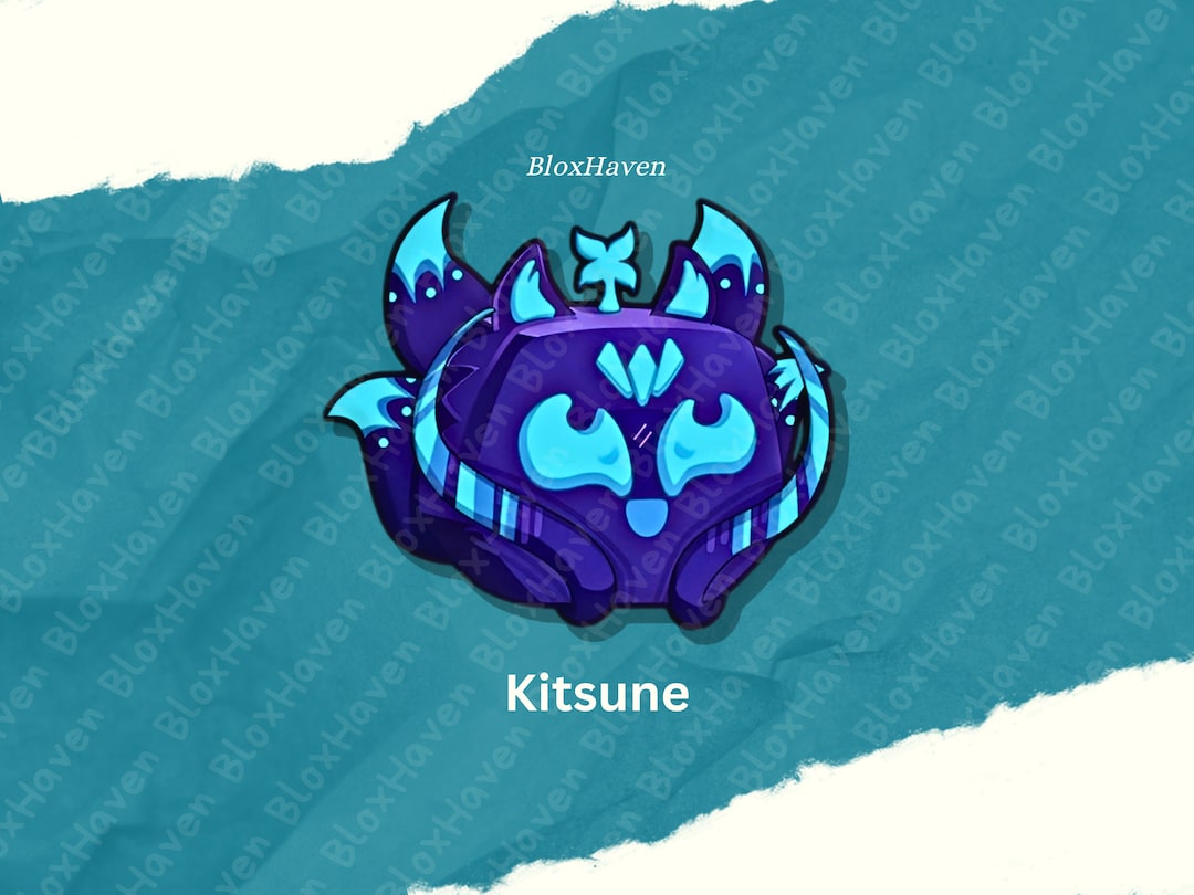 PERMANENT Blox Fruits Kitsune - Etsy