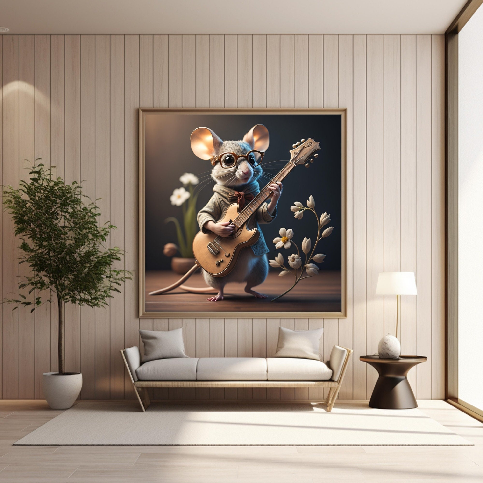 Mouse Wall Art Mouse Clip Art Mouse Gift Mouse Print Mouse Home Decor ...