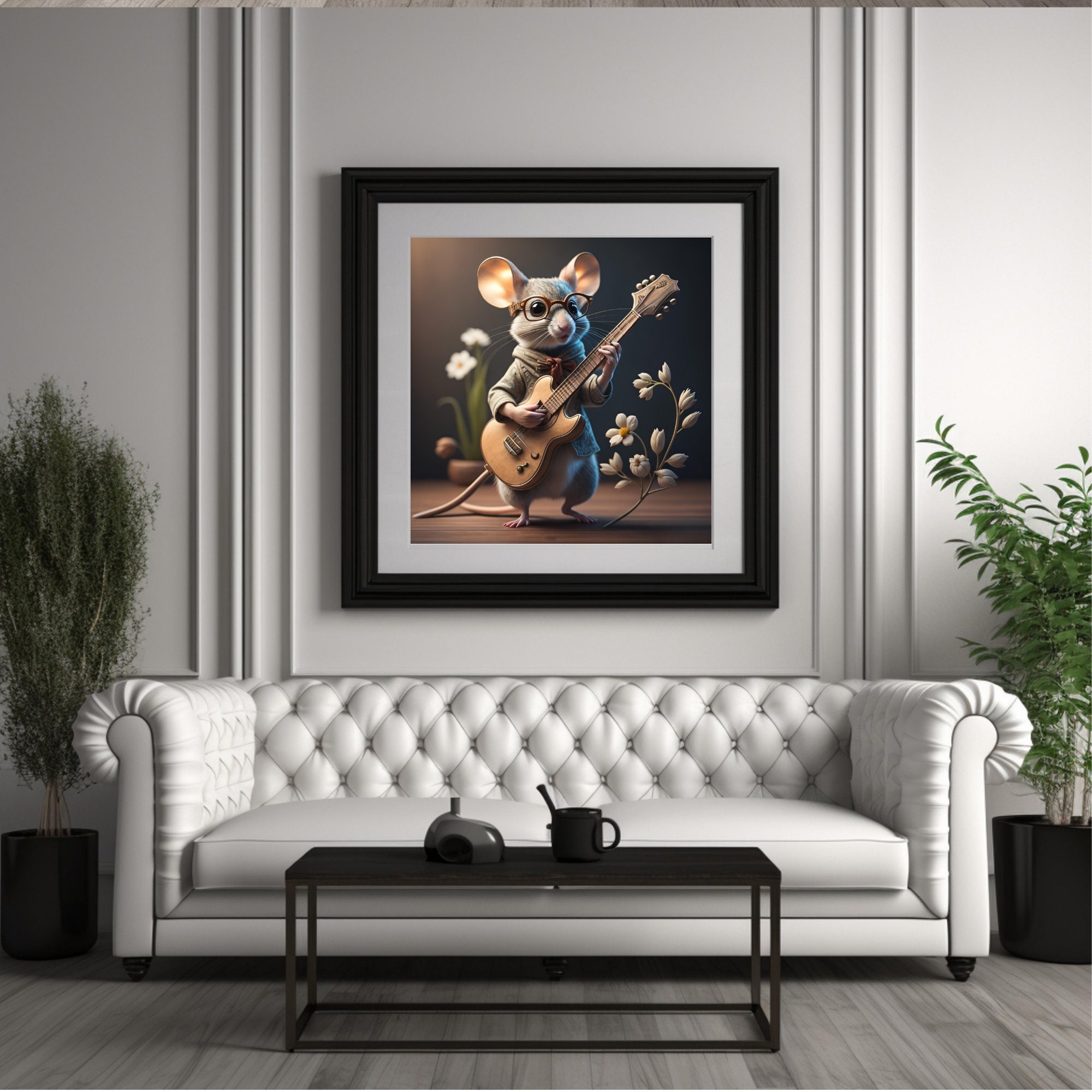 Mouse Wall Art Mouse Clip Art Mouse Gift Mouse Print Mouse Home Decor ...