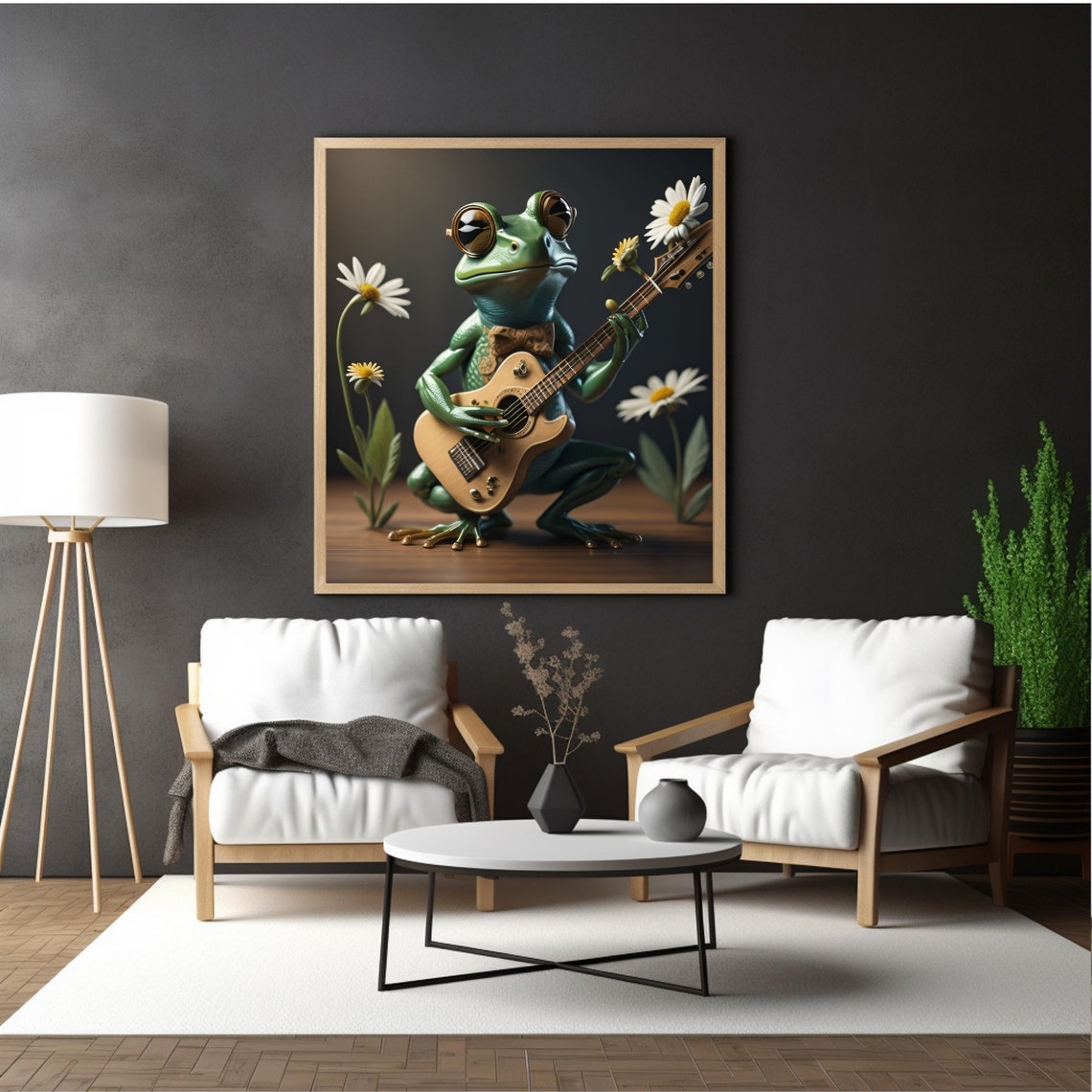 Frog Wall Art, Frog Clip Art , Frog Home Decor, Frog Vintage Wall Art ...