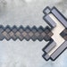 Layered Minecraft Pick Axe Weapons SVG Laser Glowforge Files Xtool ...