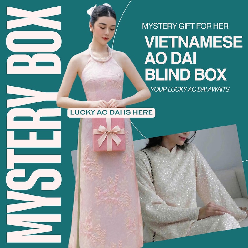 Mystery Ao Dai Box: Vietnamese Dress Surprise (S-7XL) - Etsy