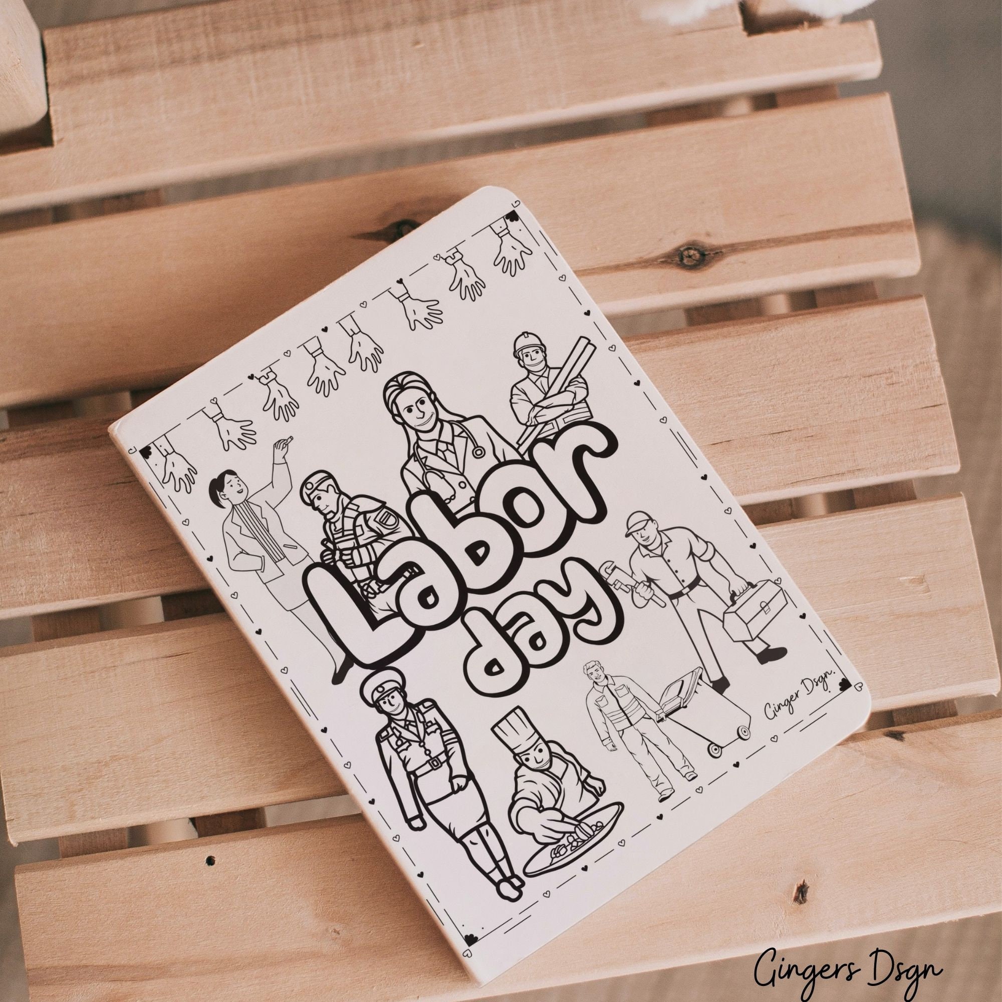 Labor Day Coloring Pages Activity Worksheets Coloring Book - Etsy