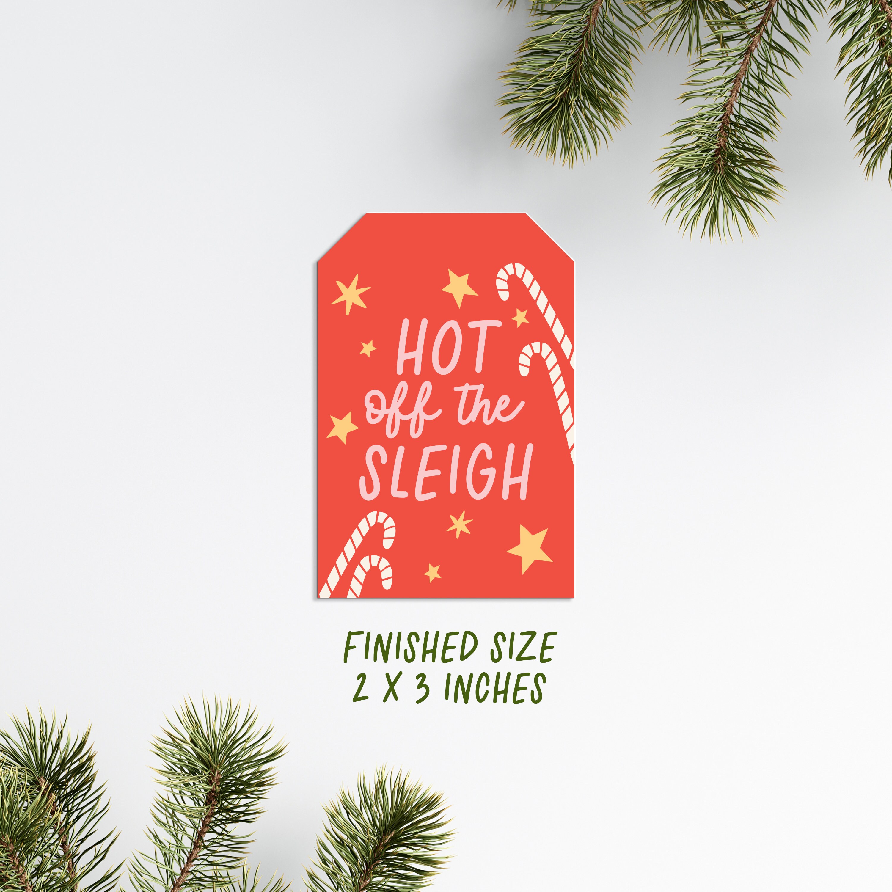 Printable Christmas Gift Tags, Printable Stationery, Cute Holiday Tags ...
