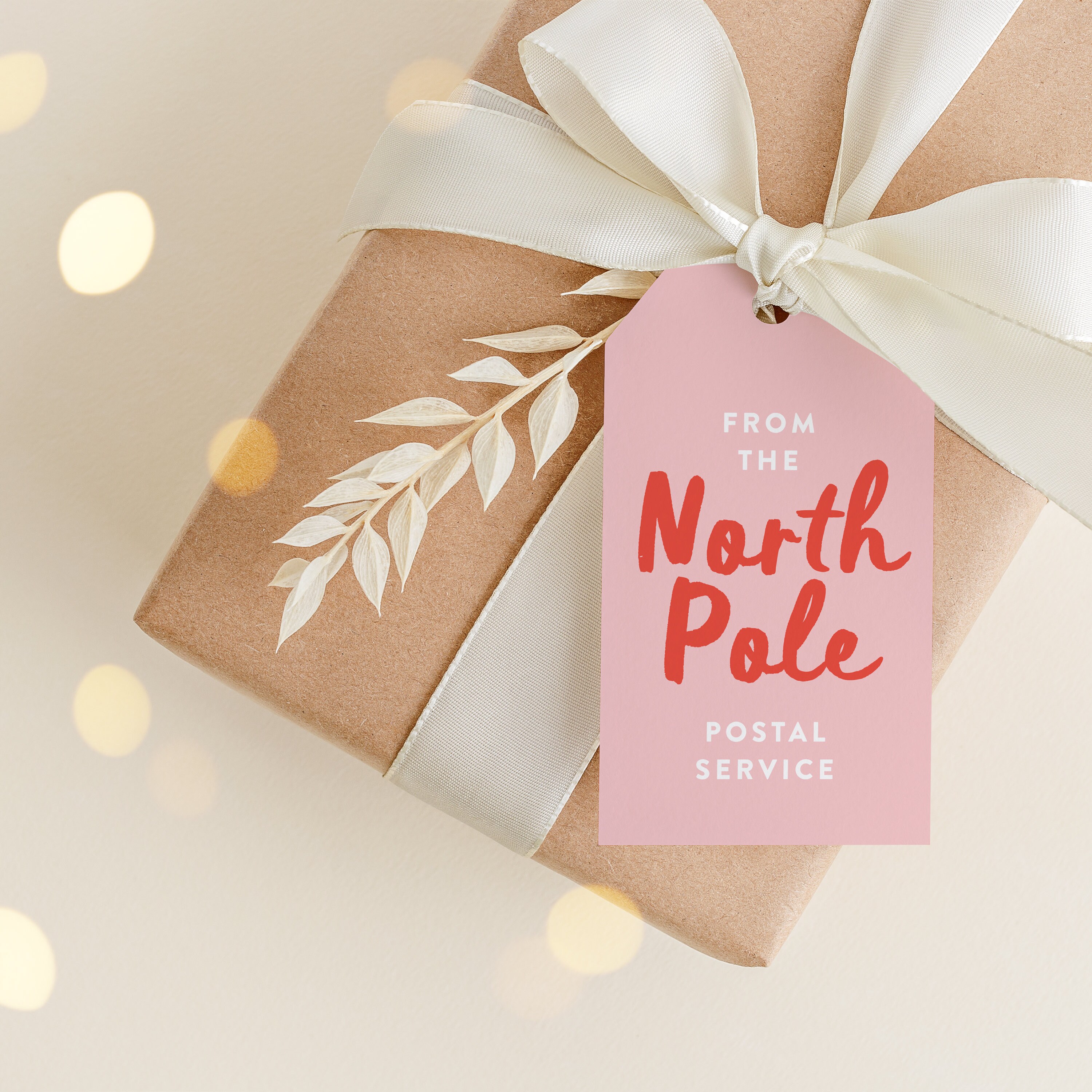 Printable Christmas Gift Tags, Printable Stationery, Cute Holiday Tags ...