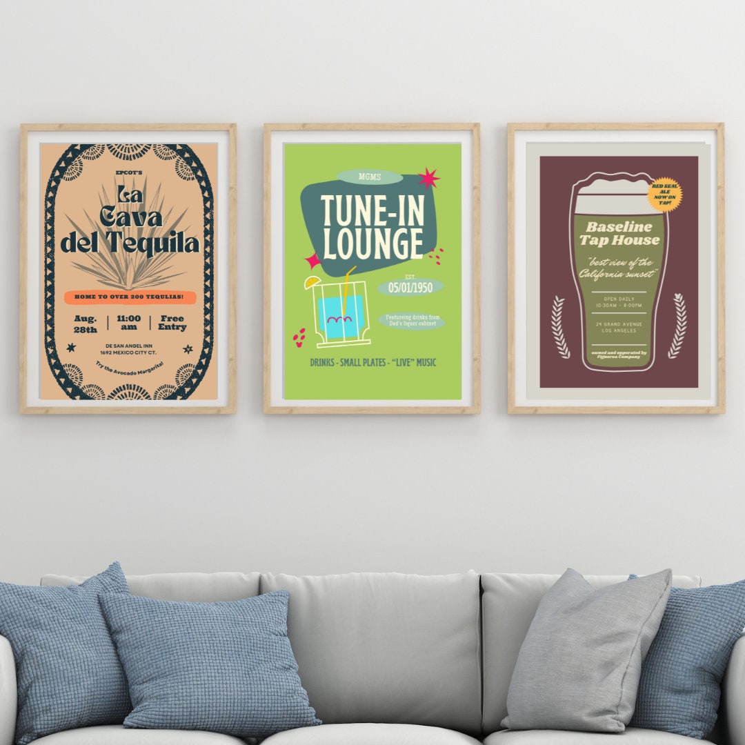 Theme Park Lounge Posters Magical Lounge and Bar Poster Collection ...