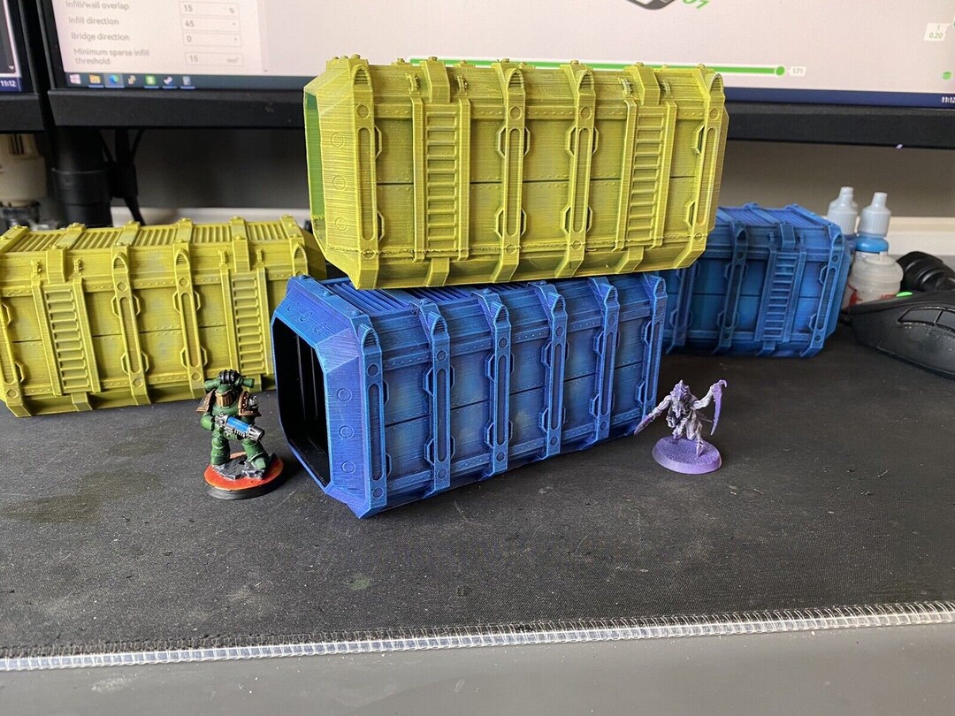 Heavy Armoured Container 40K / Scifi Scatter Terrain UNPAINTED - Etsy