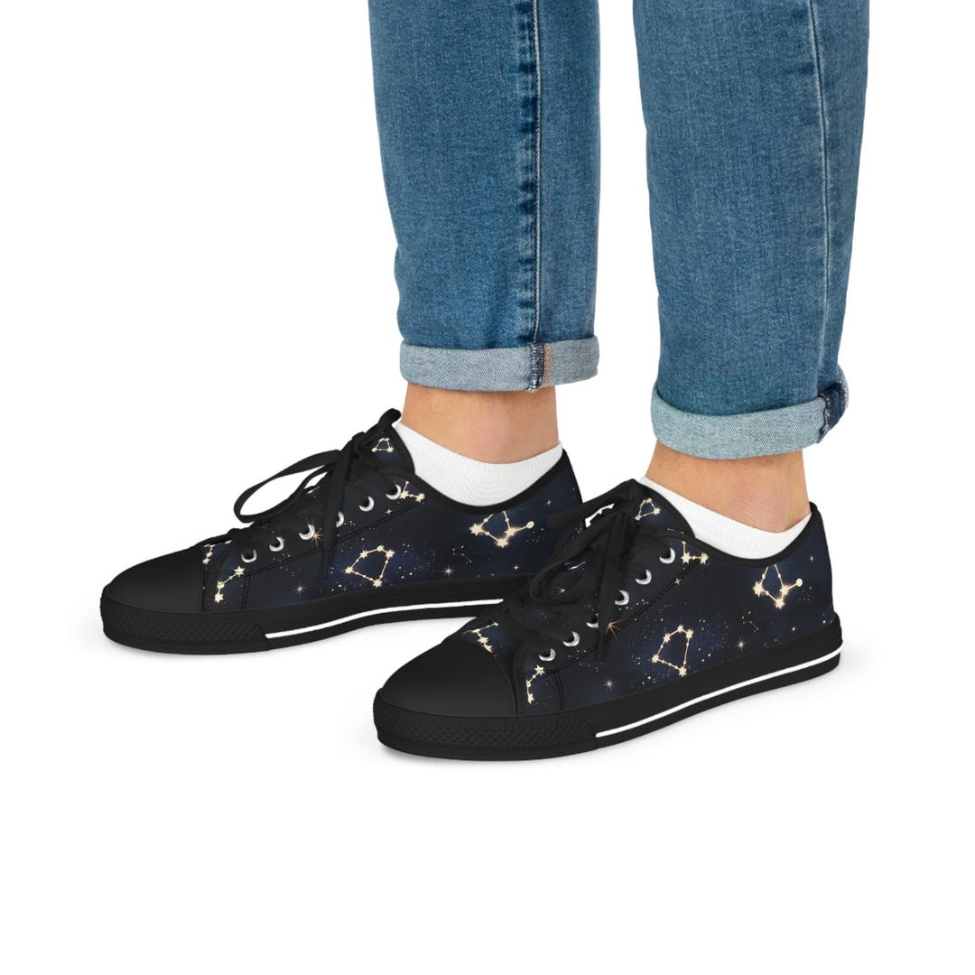 Celestial Sneakers, Zodiac Constellations Sneakers, Cosmic Galaxy Men's ...