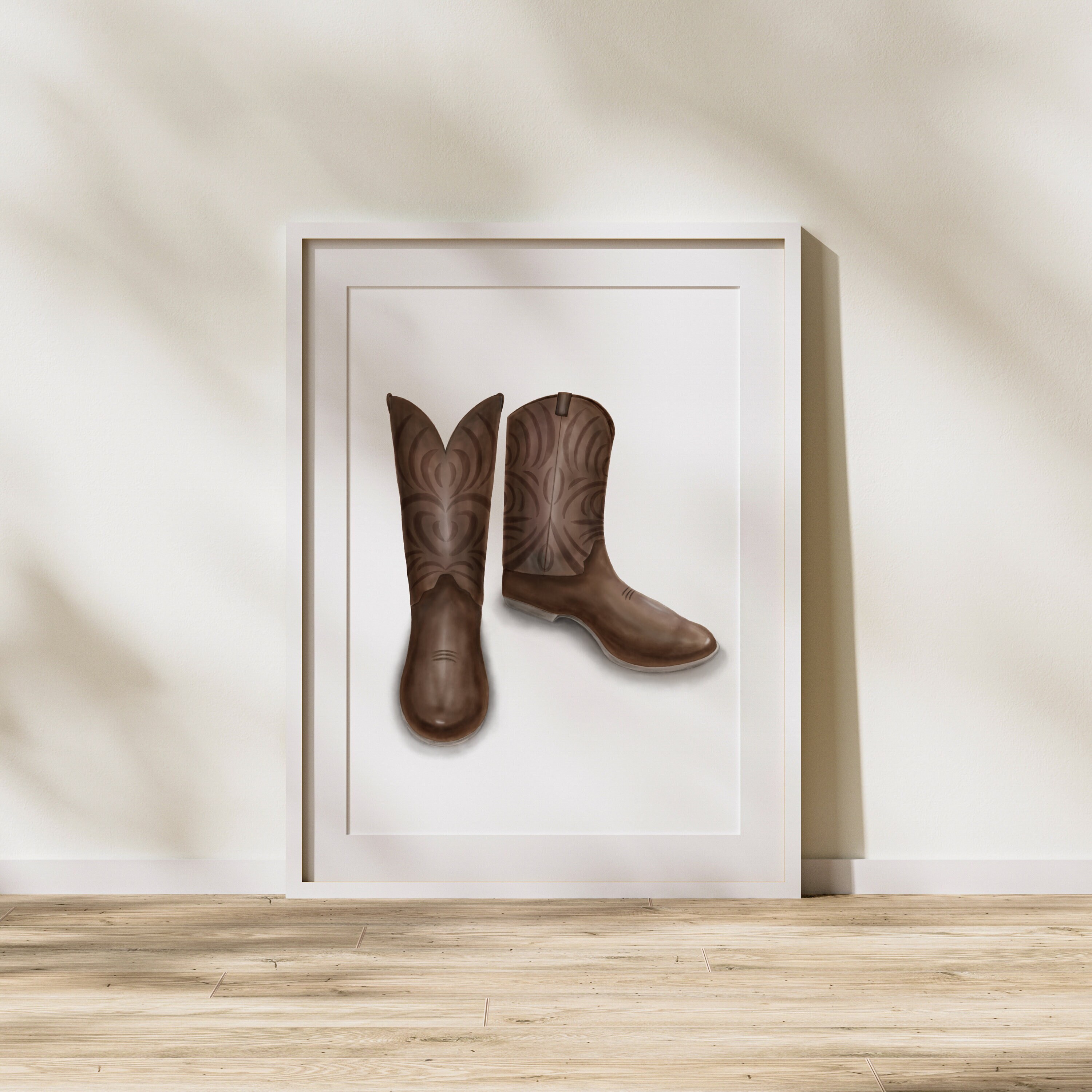 Cowboy Boots Wall Art, Multiple Sizes, Western Wall Art, Cowboy Wall ...
