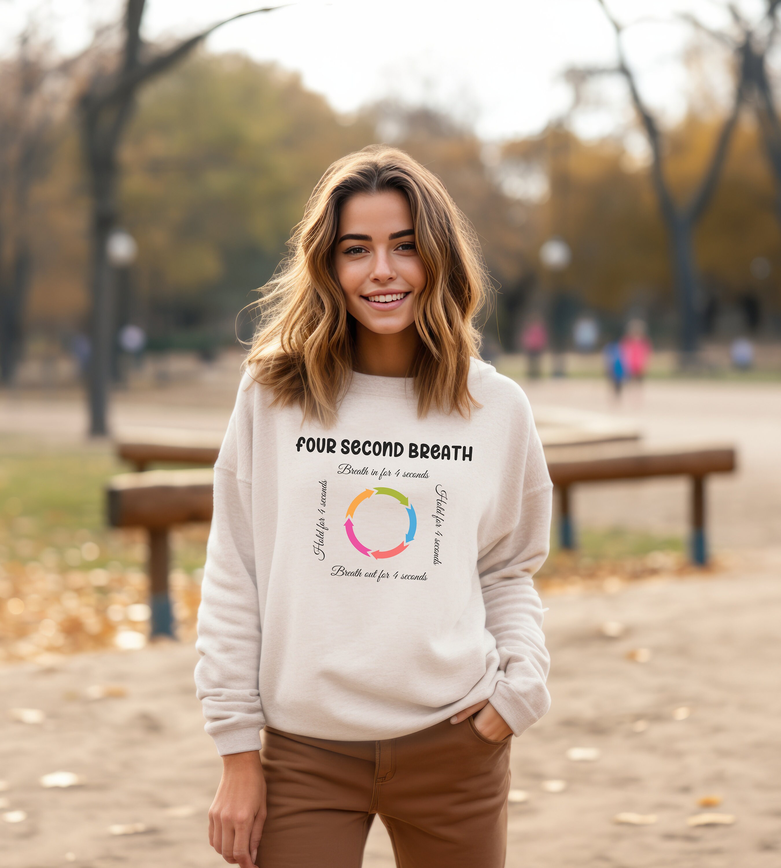 Four Second Breath Trauma Informed Care Mental Health - Etsy