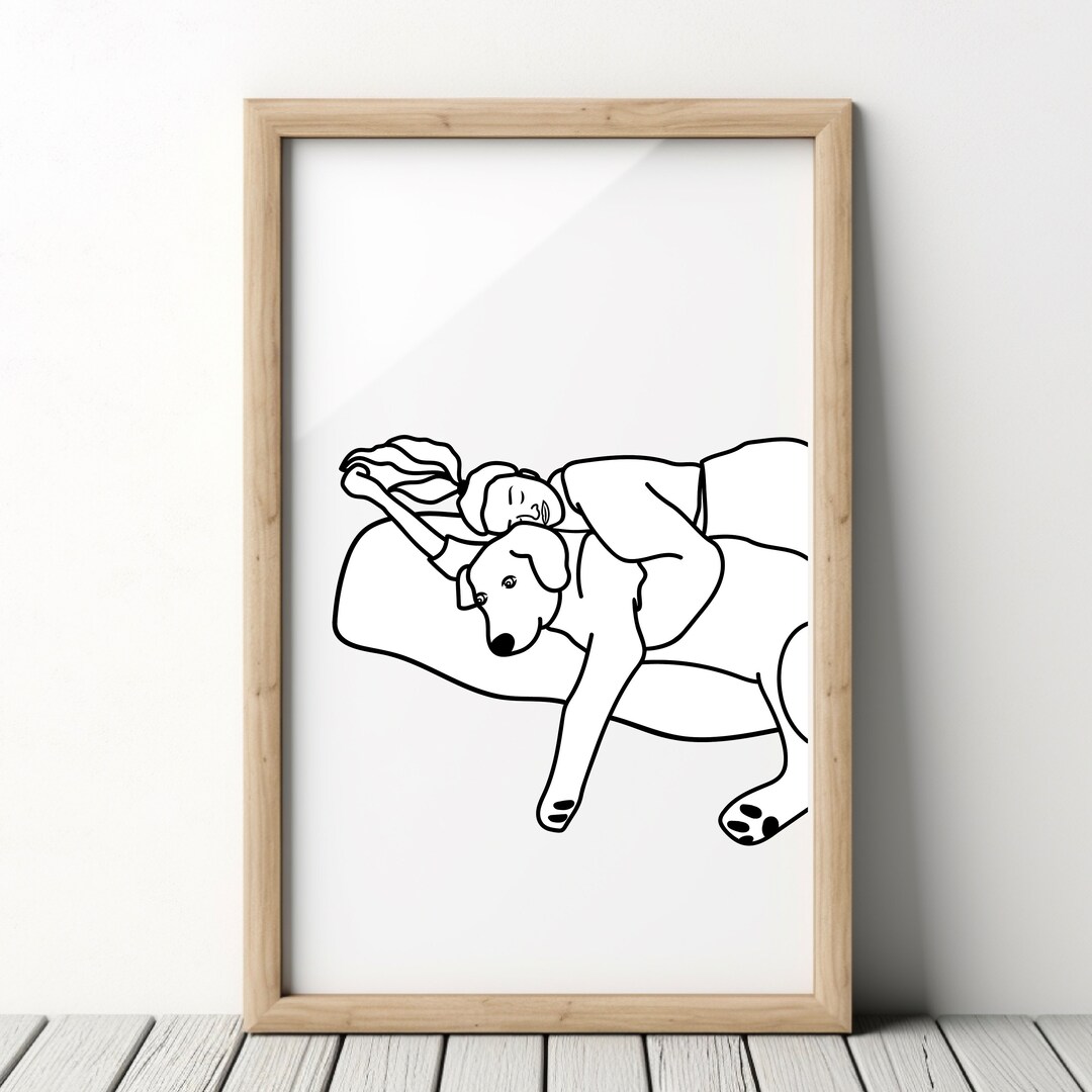 Custom Bad Pet Portraits Line Drawing Line Art Ugly - Etsy