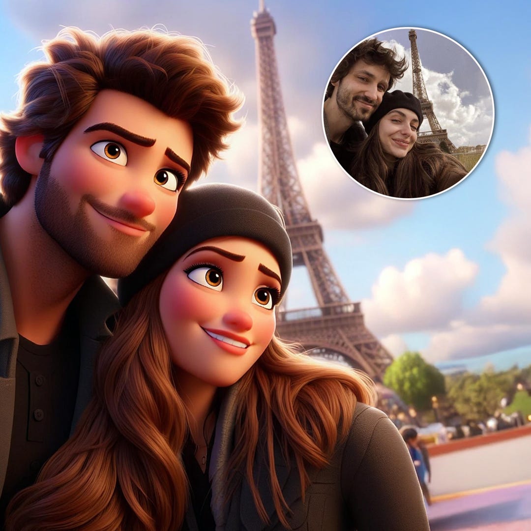 Cartoon Portrait, Custom Character Portrait, Family Portrait From Photo ...