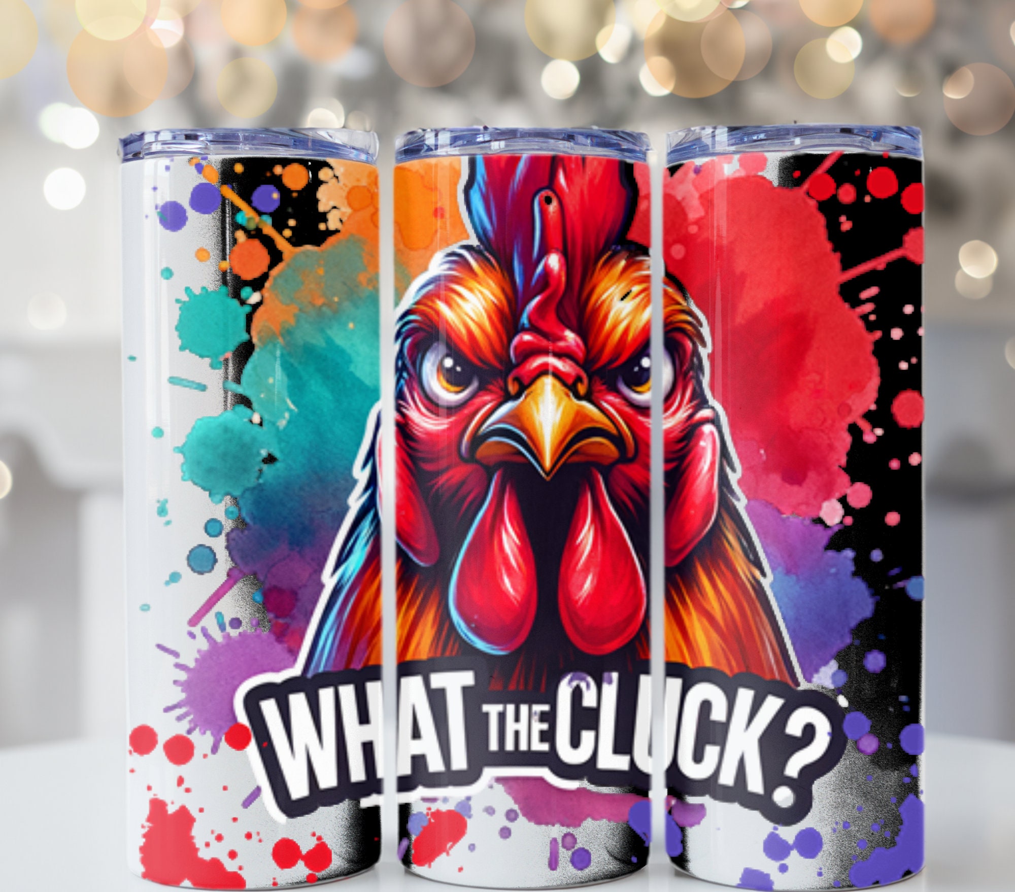 What the CLUCK Mad Chicken 20 Oz Png - Etsy
