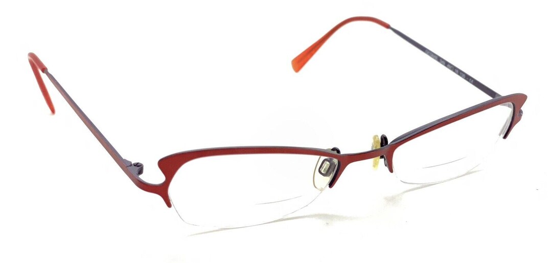 Lafont Issy & La Octavie 349 Red Half Rim Eyeglasses Frames 49-18 135 ...