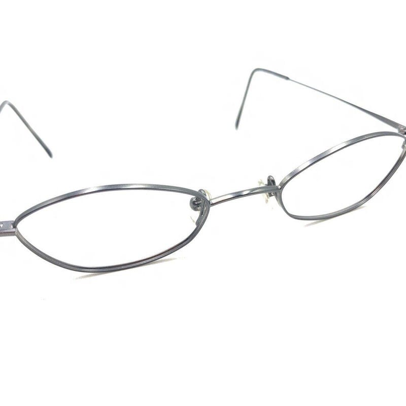 Oval Titanium Eyeglasses - Etsy