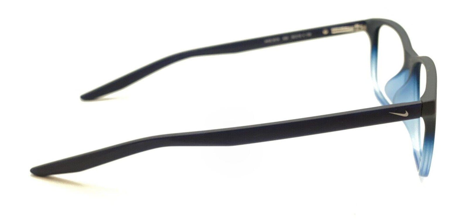 Nike 5019 422 Matte Blue Clear Eyeglasses Frames 50-15 135 Designer ...