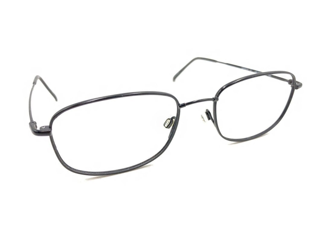 Marchon Autoflex 47 Flexon Satin Black Metal Eyeglasses Frames 54-19 ...