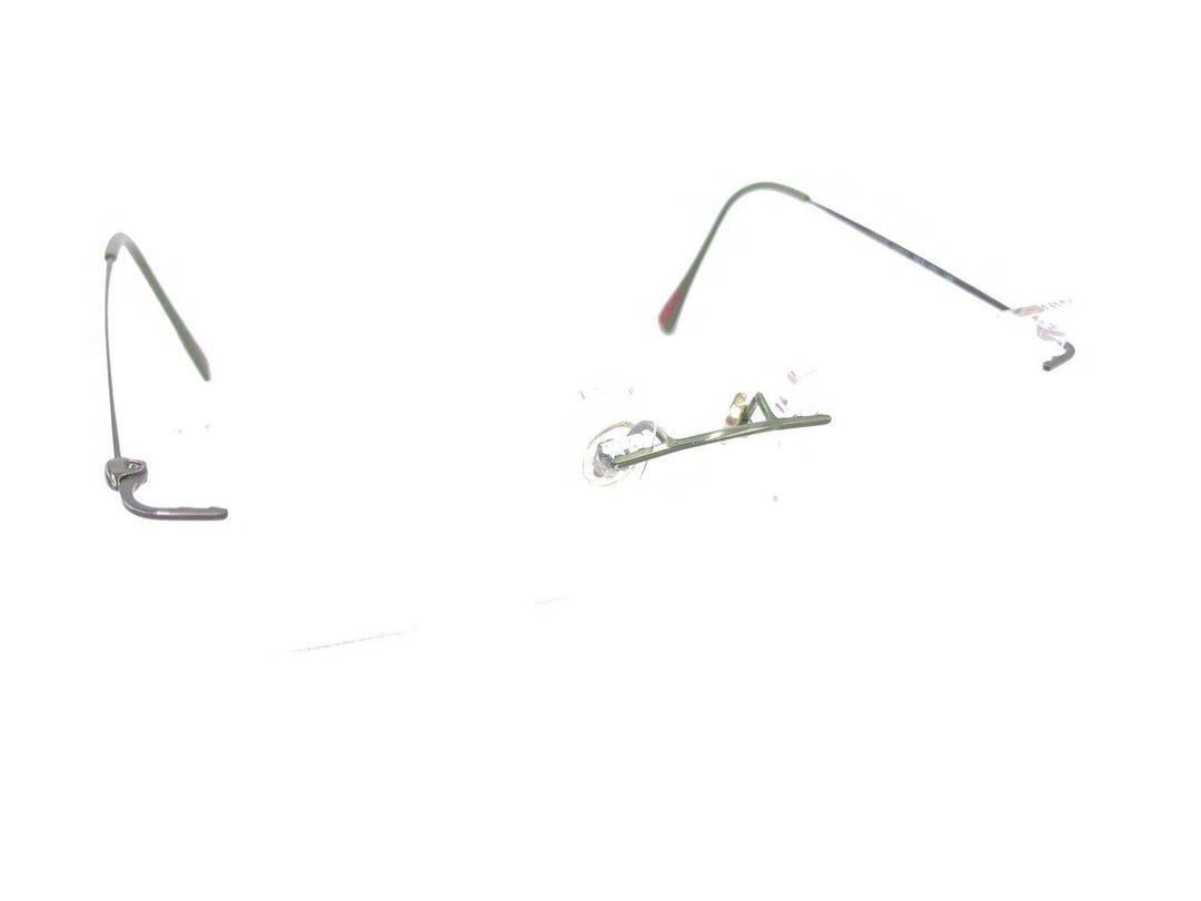 Prada VPS 55E ROV-1O1 Olive Green Rimless Eyeglasses Frames 54-17 140 ...