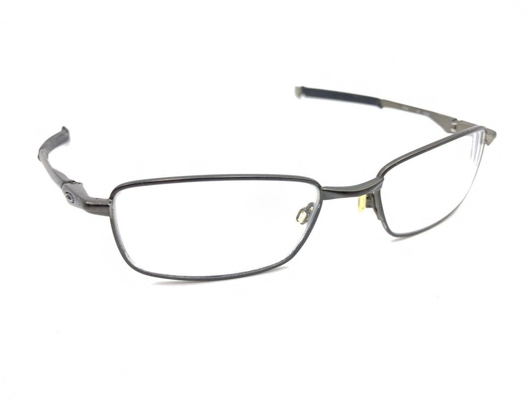 Oakley Bottle Rocket 4.0 Pewter Gray Metal Rectangle Eyeglasses Frames ...